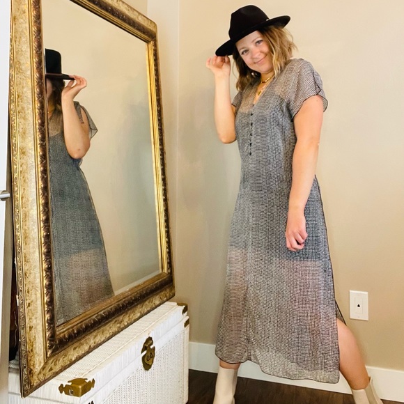 rag & bone | Dresses | Rag Bone Sheer Dress With Long Tank Lining ...